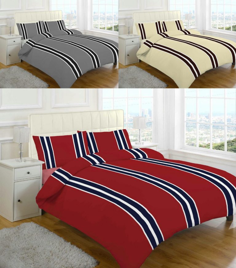 Brody Stripes Brushed Cotton Flannelette Thermal Sheet Set Linenstar